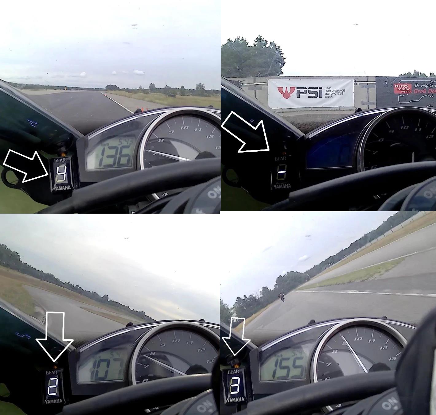 Gear Indicator Display Ecu Plug - Yamaha Model Motorcycles XJ6 FZ6 FZ8 ...